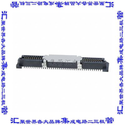 G832MB010801222HR 板对板连接器80POS插座中央带触点2排0.8mm表