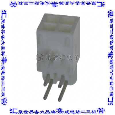 770968-2 针座连接器4POS接头2排4.14mm公形插针通孔直角镀金
