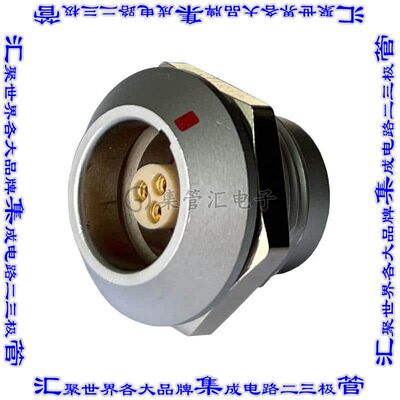 MMI-M1RSG03S-IP67 圆形连接器3POS插座母插口焊杯镀金面板安装
