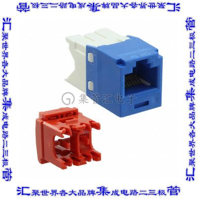 CJ5E88TGBU 接插件连接器THE CATEGORY 5E, RJ45, 8-POSITIO