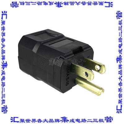 Q-910 接插件连接器NEMA 5-15P PLUG REWIREABLE STRAI