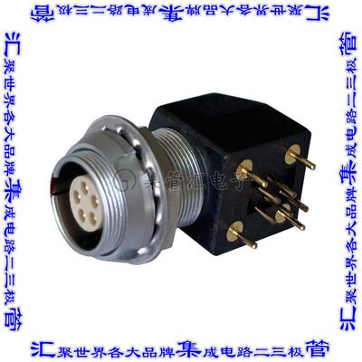 MMI-ES1G05PR-T 圆形连接器5POS插座母插口焊接镀金面板安装通孔