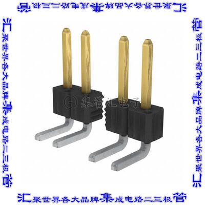 68016-216HLF 针座连接器16POS接头2.54mm公形插针通孔直角镀金