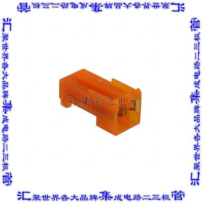 3-644460-2 矩形连接器2POS插座3.96mm母插口橙色IDC镀金自由悬挂
