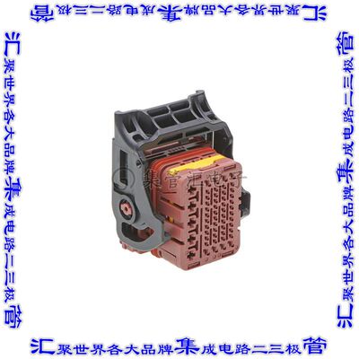 643212019 0643212019矩形连接器外壳53POS插座5排母形插口棕色自