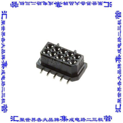 4-174639-0 针座连接器10POS插座2排1.25mm叉状表贴SMD锡