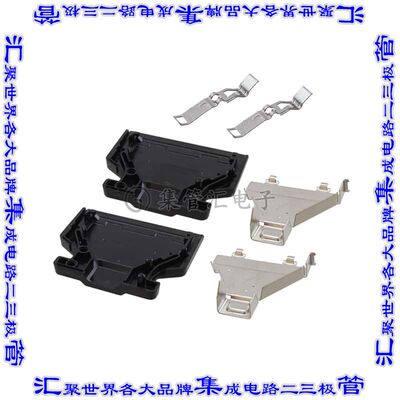 787229-1 连接器68POS后壳盖180度屏蔽黑色