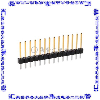 78511-214HLF 针座连接器14POS接头2.54mm公形插针通孔直针镀金