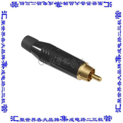 ACPR-BLK 接插件连接器CONN PLUG RCA BLACK