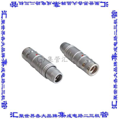 PPCFGG1K08CLAD 圆形连接器8POS插头公引脚焊杯镀金自由悬挂