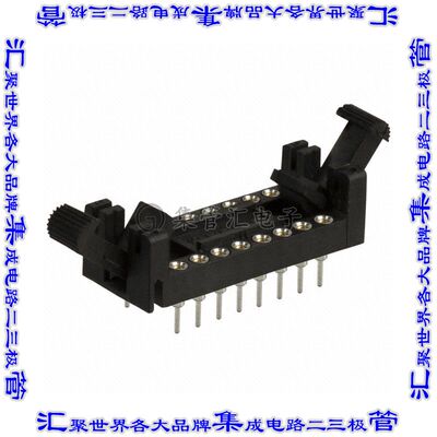 16-C280-10 连接器IC插座DIP 7.62mm插口16(2 x 8)位置镀金通孔