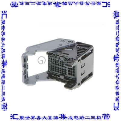 5601526632 矩形连接器外壳66POS插座6排母形插口黑色自由悬挂