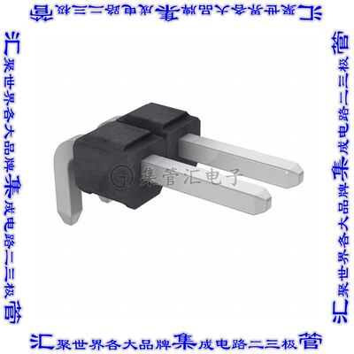 929835-01-02-RK 针座连接器2POS分离式2.54mm公形插针通孔直角锡