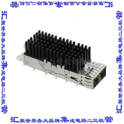 4-2170705-6 插拔式连接器机架ZQSFP+通孔直角压配