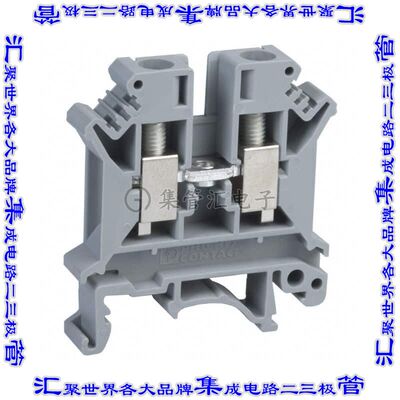 3004524 端子块连接器2POS馈通式8.2mm灰色8-26AWG