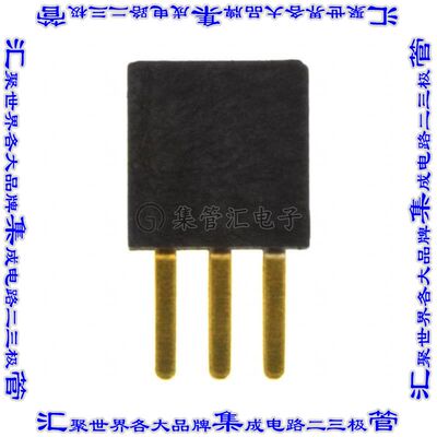 LPPB032CFFN-RC 针座连接器6POS插座2排1.27mm母形插口通孔直针镀