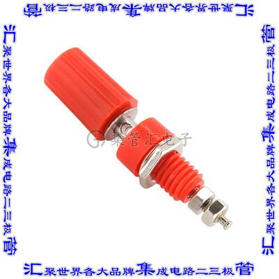 PRT-09739 接插件连接器CONN BIND POST KNURLED RED