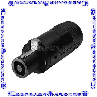 HPCC4F 圆形连接器4(电源)插头快速连接银自由悬挂