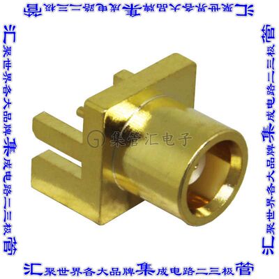 CONMCX003.031 同轴连接器MCX插座母插槽焊接50欧姆板边缘