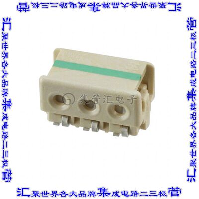 2-2106431-3 连接器3POS单条导线4mm表面贴装直角IDC22AWG天然色