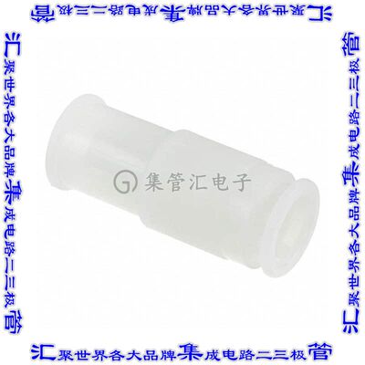 172199-1 圆形连接器2POS盖帽外壳用于公插针天然色自由悬挂