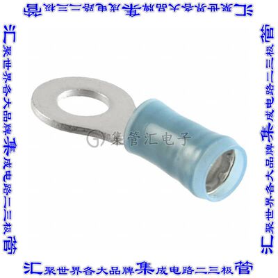2-34806-2 环形连接器端子圆形1/4接线柱14-16AWG压接