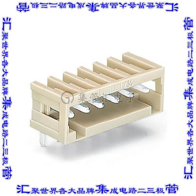 734-184 端子块连接器24POS接头公引脚带罩3.5mm灰色90DEG通孔