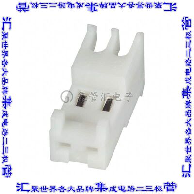 3-644563-2 矩形连接器2POS插座2.54mm母插口白色IDC锡自由悬挂直