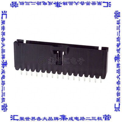6-103639-5 针座连接器16POS接头2.54mm公形插针通孔直针锡