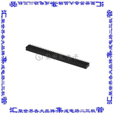 929852-01-36-RA 针座连接器72POS插座2排2.54mm叉状通孔直针镀金