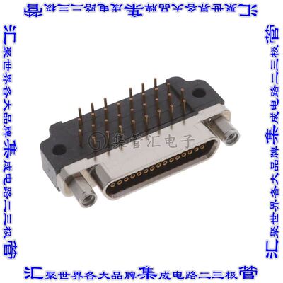 MDLM-31SCBRP-F222 连接器31POS插座母插口4排D-TYPE型面板安装通