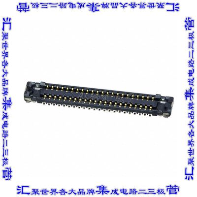 AXG144144A 板对板连接器44POS插口中央触点带2排0.35mm表贴SMD镀