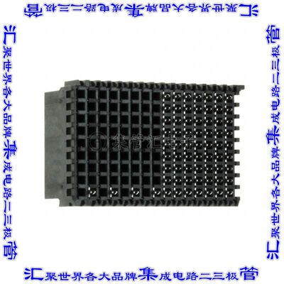 1410965-1 背板连接器144POS插座母插口9排1.8mm通孔黑色