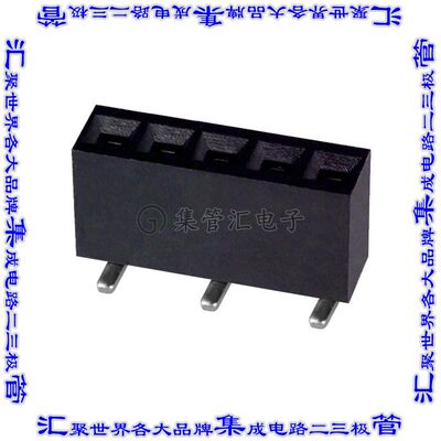 NPTC051KFXC-RC 针座连接器5POS插座2.54mm母形插口表贴SMD锡