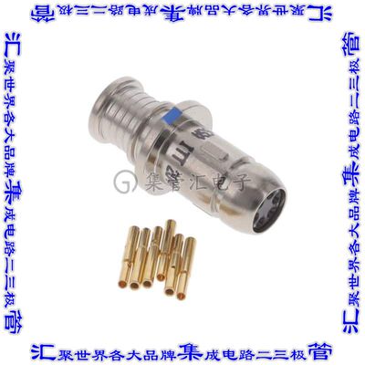 MKJCL1A6F6-6SA 圆形连接器6POS插头母插口压接自由悬挂