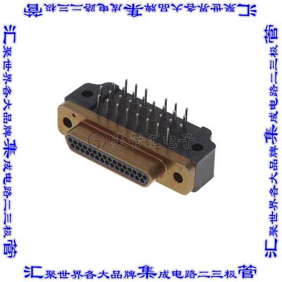 MDM-31PCBR-L56-F222 连接器31POS插头公引脚2排D-TYPE型面板安装