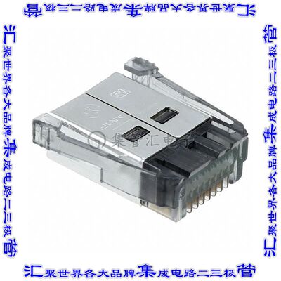 5-1761184-3 接插件连接器CONN PLUG 8POS SDL 24AWG AU FLAT