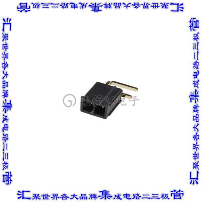 10131318-0212100LF 针座连接器2POS接头2排公形插针通孔直角镀金