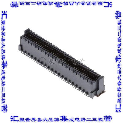 1061704 针座连接器80POS接头2排0.8mm公形插针表贴SMD镀金