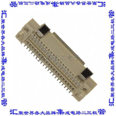 61083-041402LF 板对板连接器40POS插头中央触点带2排0.8mm表贴SM