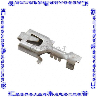 1-1393310-8 快速连接器端子母头6.35mm压接18-20AWG