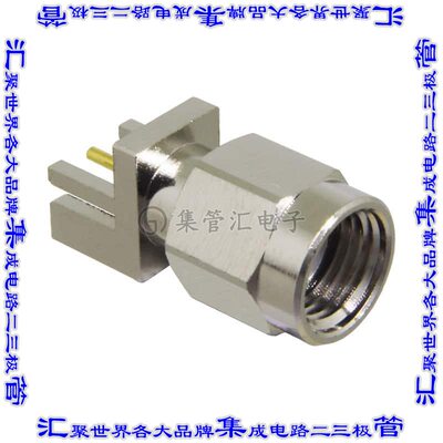 CONREVSMA013.031 同轴连接器RP-SMA插头母形插口焊接50欧姆板边