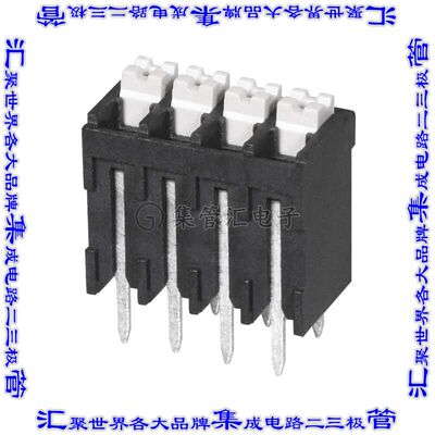 TBLH10V-350-04BK 线对板连接器4POS接线端子3.5mm通孔垂直带板