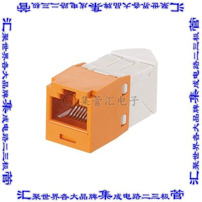 CJLR688TGOR 接插件连接器CAT6 LEFT/RIGHT 45 DEGREE TG WIR