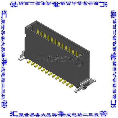 GBEC208-1379B001C1AF 针座连接器26POS接头2排1.27mm公形插针表