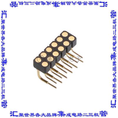 499-10-212-10-008000 弹簧式连接器12POS配接目标2排2.54mm通孔