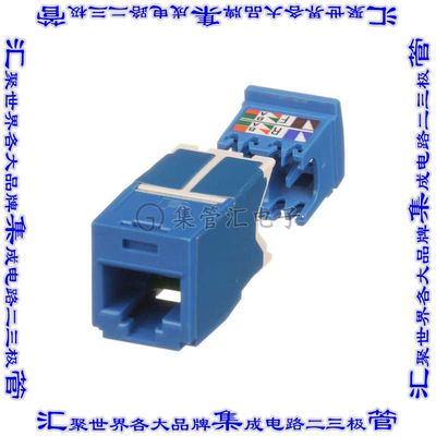 CJ6X88TGBU 接插件连接器THE CATEGORY 6A, RJ45, 8-POSITIO