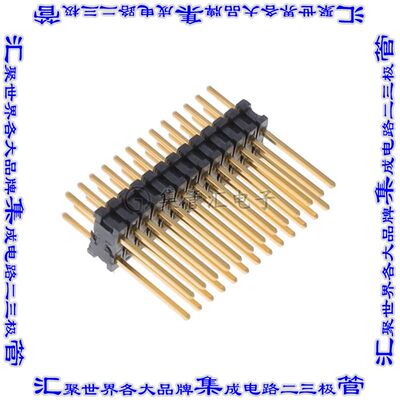 HTMS-113-53-G-D 针座连接器26POS接头2排1.27mm公形插针通孔直针