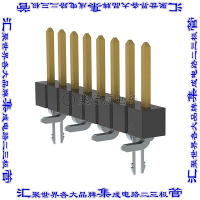 TSM-108-01-L-SV-LC 针座连接器8POS可切割2.54mm公形插针表贴SMD