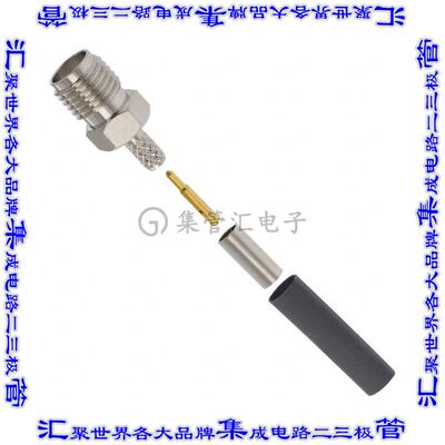 CONREVSMA011 同轴连接器RP-SMA插座公插针焊接50欧姆自由悬挂